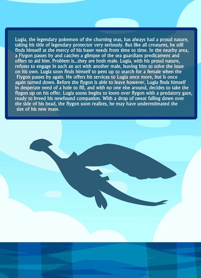 Lugia, the legendary pokemon of the churning seas, has always had a ...