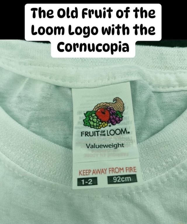 The Old Fruit of the I Loom Logo with the Cornucopia FRUITSLOOM ...