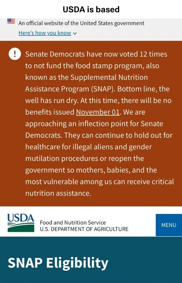 USDA is based An official website of the United States government Here ...