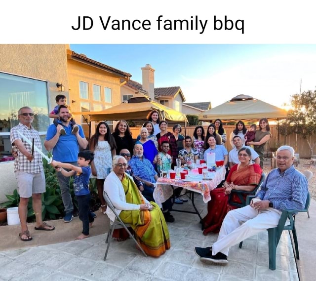 JD Vance family bbq - iFunny