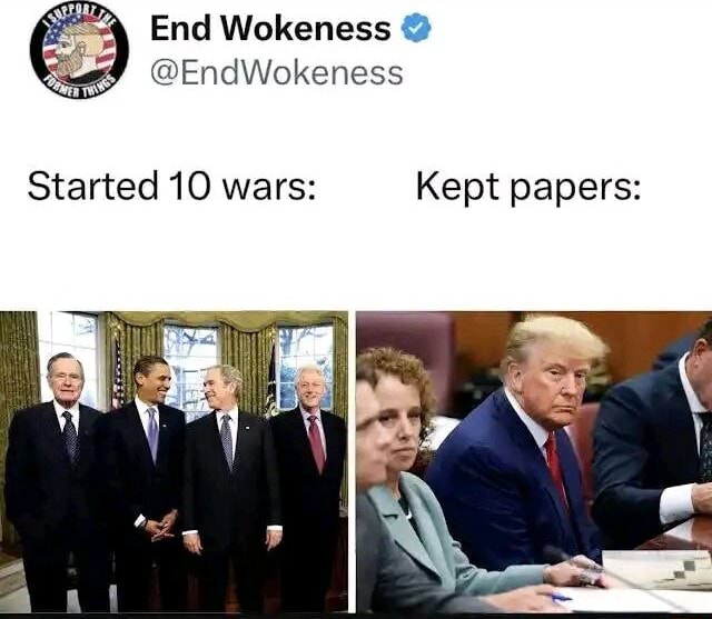 End Wokeness @EndWokeness Kept papers: Started 10 wars: - iFunny End Wokeness @EndWokeness Kept papers: Started 10 wars: - iFunny
