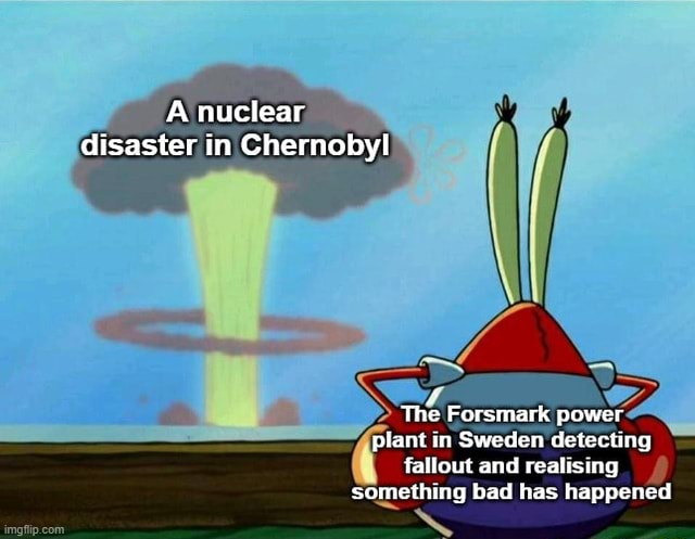 A nuclear disaster in Chernobyl The Forsmark power plant in Sweden ...