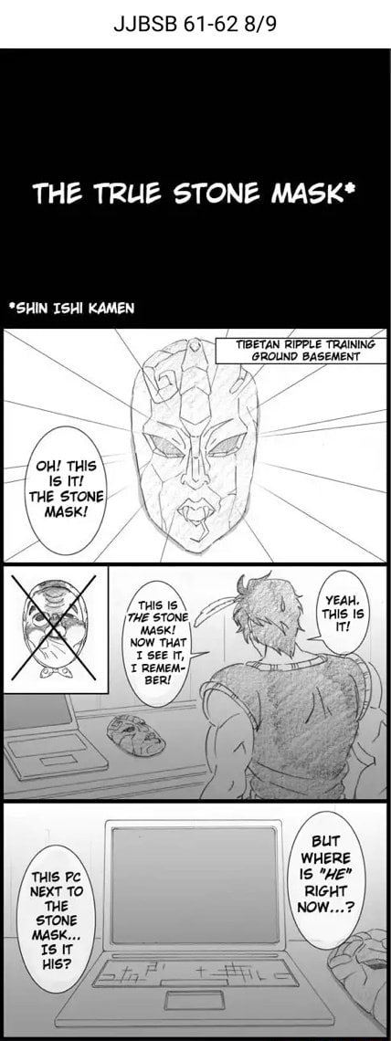 JJBSB 61-62 THE TRUE STONE MASK* *SHIN ISHI AMEN TIBETAN RIPPLE ...