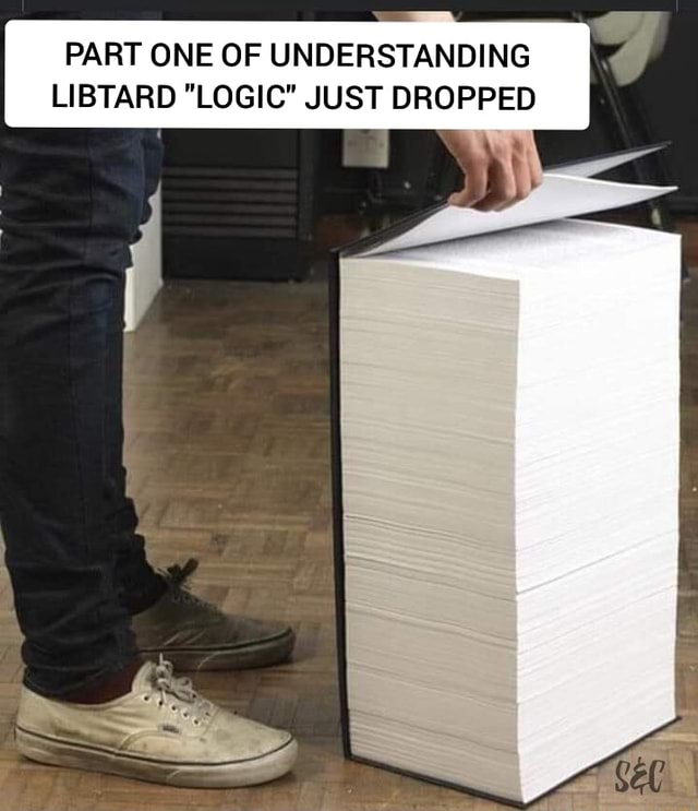 PART ONE OF UNDERSTANDING LIBTARD "LOGIC" JUST DROPPED - iFunny