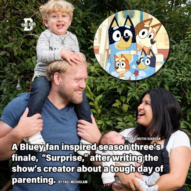 It’s no surprise that Bluey’s creator, Joe Brumm, is a father himself ...