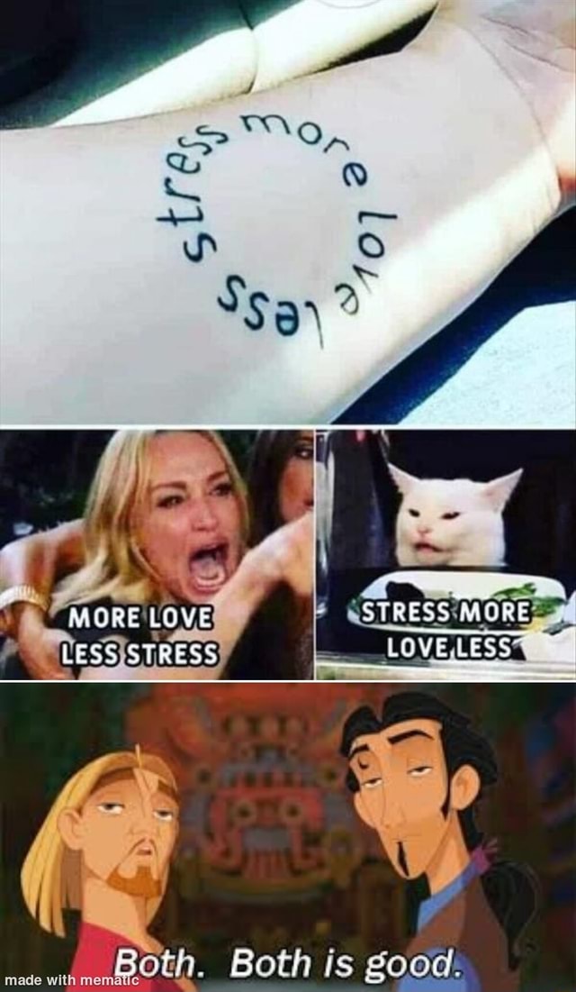 STRESS Th Both. Both is good: made with me - iFunny