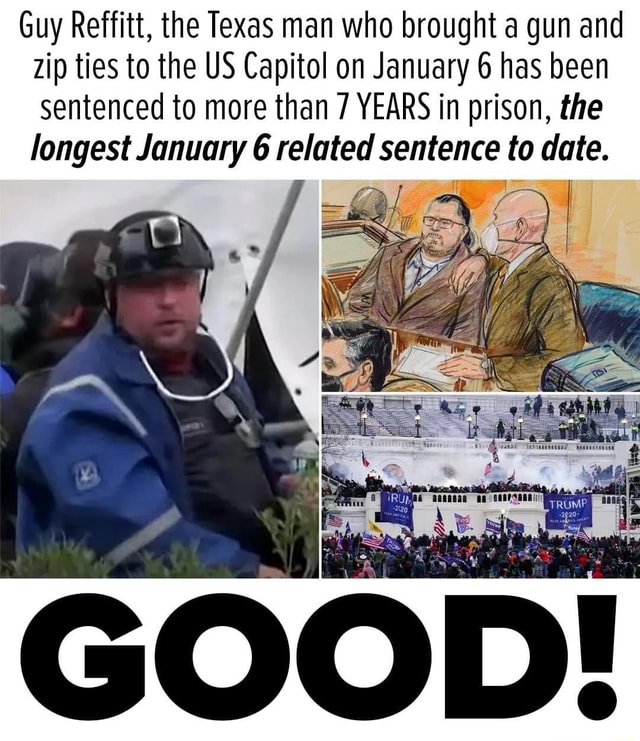 Guy Refit, the Texas man who brought a gun and Zip ties to the US ...