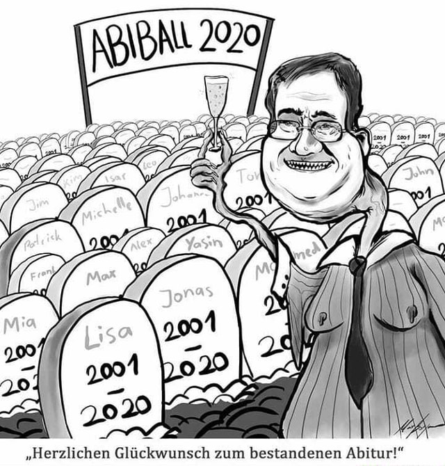 "Herzlichen Glückwunsch zum bestandenen Abitur!" - Keke