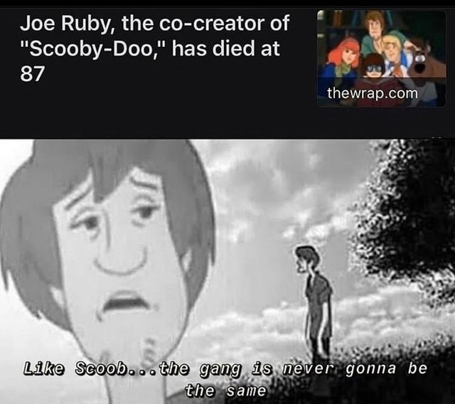 Joe Ruby, the co-creator of "Scooby-Doo," has died at 87 "gonna be he ...