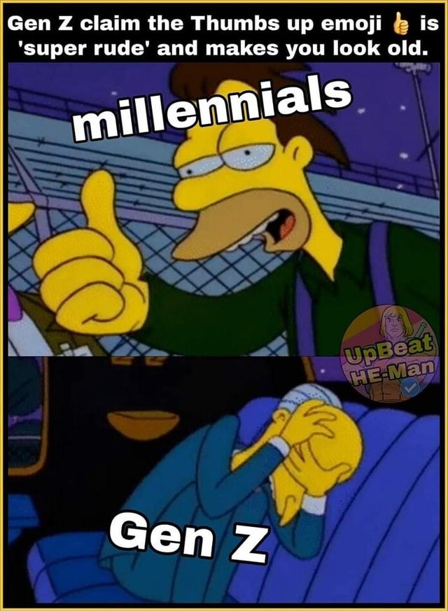 Gen Z claim the Thumbs up emoji is 'super rude' and makes you look old ...