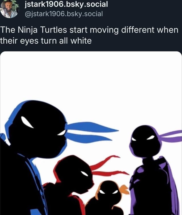 Jstark1906.losky.social @jstark1906.bsky.social The Ninja Turtles start ...