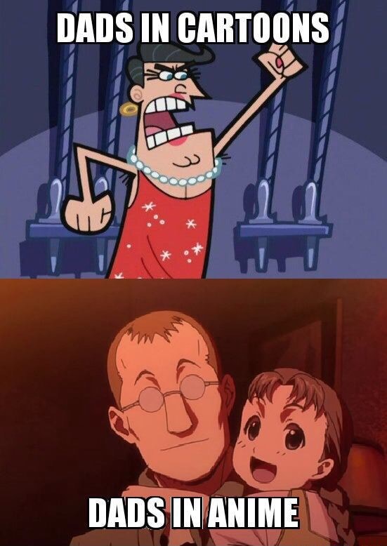 I rather have a cross dressing dad. - DADS IN CARTOONS DADS IN ANIME ...