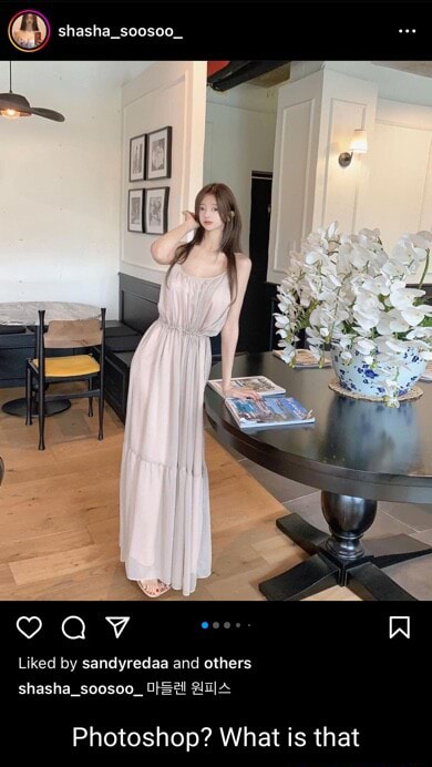 @ shasha_soosoo_ Liked by sandyredaa and others Photoshop? What is that ...