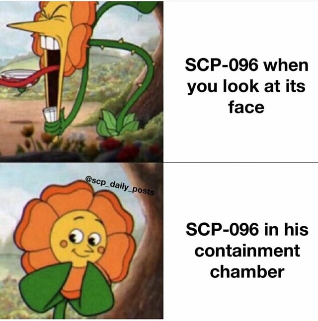 SCP-096 when you look at its face SCP-096 in his containment chamber ...