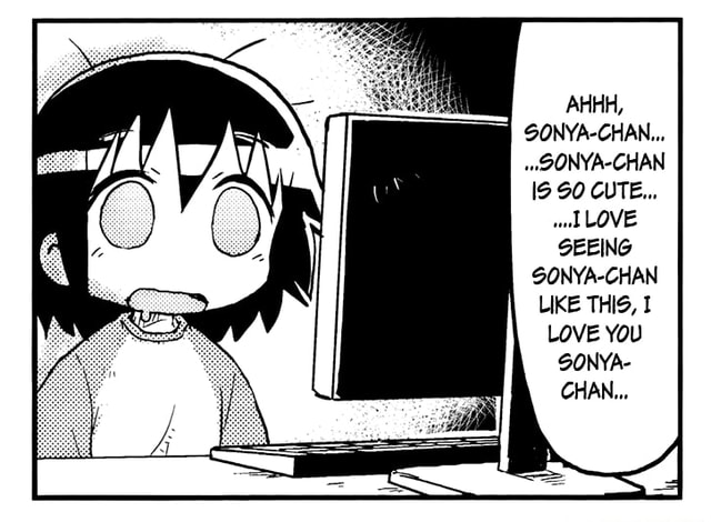 AHHH, SONYA-CHAN... BONYA-CHAN CUTE... LOVE SEEING SONYA-CHAN UKE THIS, LOVE You SONYA- CHAN ...