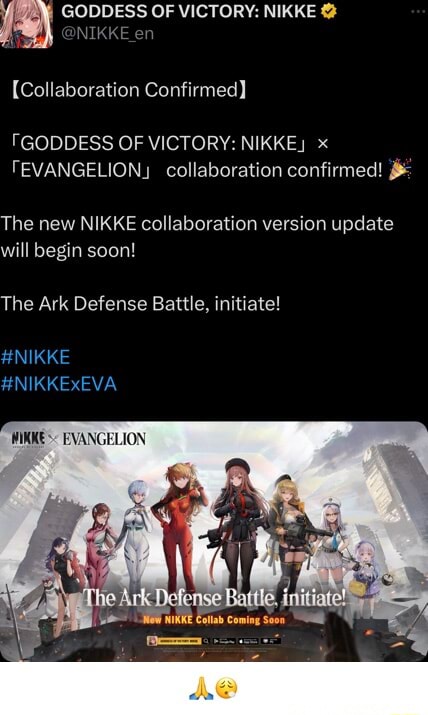 GODDESS OF VICTORY: NIKKE NIKKE en [Collaboration Confirmed] "GODDESS ...