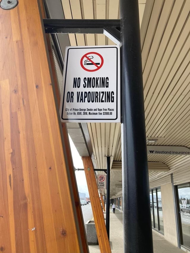 NO SMOKING OR VAPOURIZING Gity of Prince George Smoke and Vape Free ...