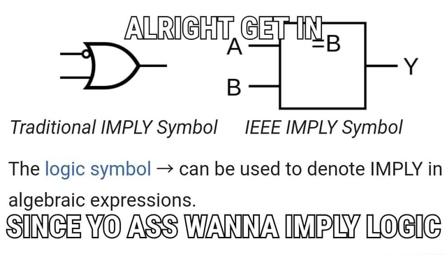 Traditional IMPLY Symbol IEEE IMPLY Symbol The logic symbol can be used ...