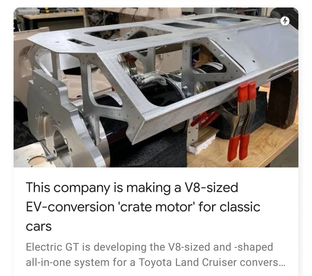 This company is making a V8-sized EV-conversíon 'crate motor' for ...