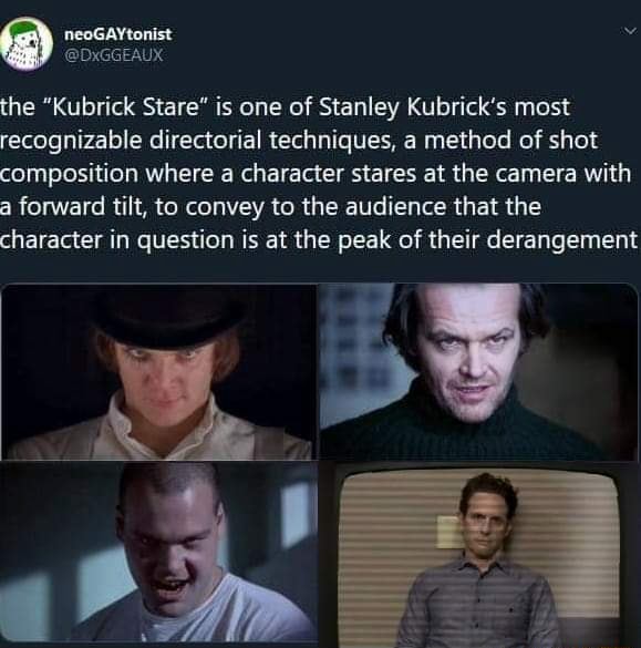 The "Kubrick Stare" is one of Stanley Kubrick's most recognizable ...