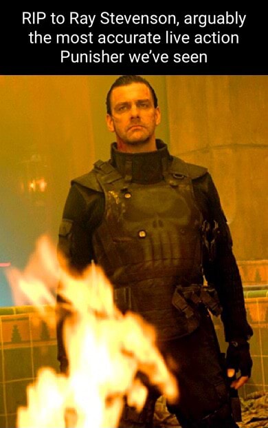 RIP to Ray Stevenson, arguably the most accurate live action Punisher ...
