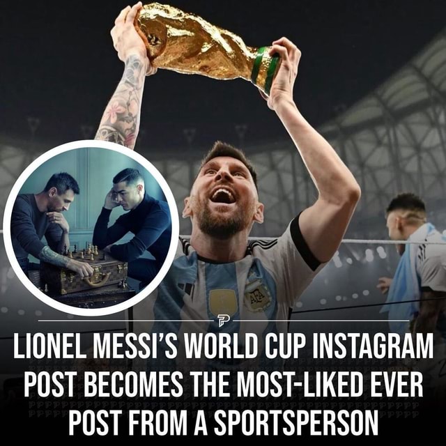 Lionel Messi’s new Instagram post becomes the most liked ever from a ...