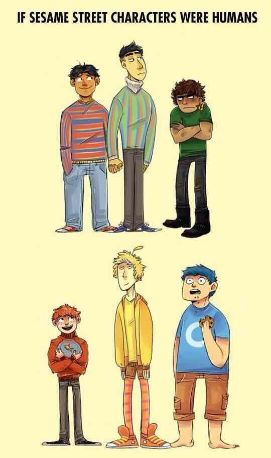 IF SESAME STREET CHARACTERS WERE HUMANS - America’s best pics and videos