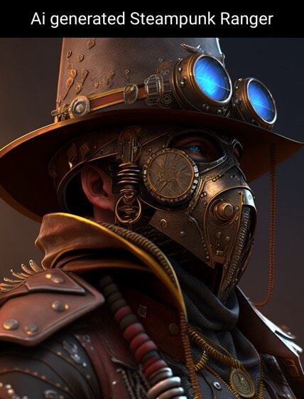 Ai generated Steampunk Ranger - iFunny
