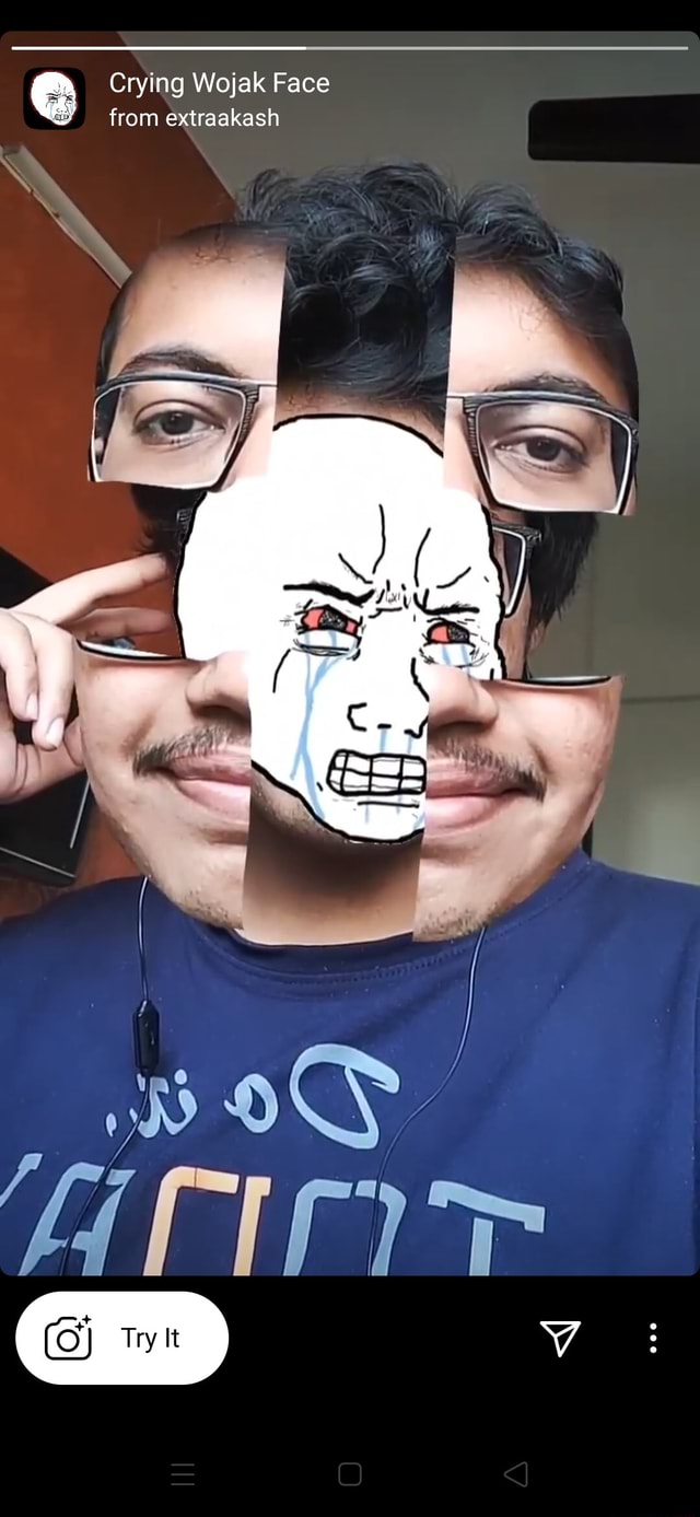 Crying Wojak Face from extraakash - iFunny