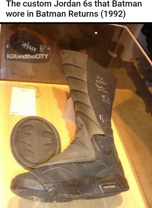 The custom Jordan that Batman wore in Batman Returns (1992) I CITY ...