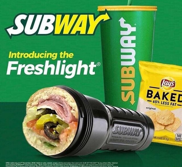 SUBWAY' Introducing the Freshlight' - iFunny