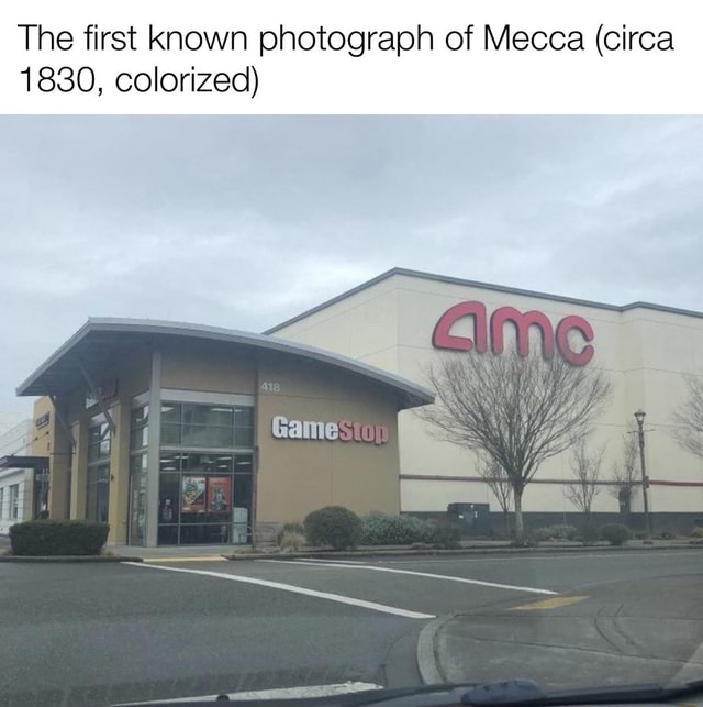 The first known photograph of Mecca (circa 1830, colorized) - iFunny