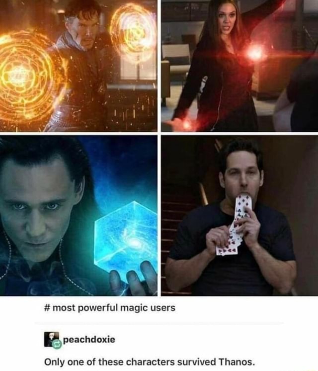 # most powerful magic users Only one of these characters survived ...