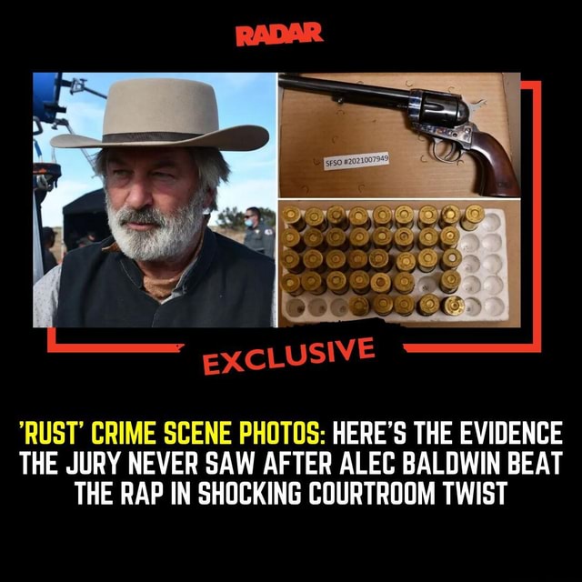 ExCLUSIVE RUST CRIME SCENE PHOTOS: HERE'S THE EVIDENCE THE JURY NEVER ...