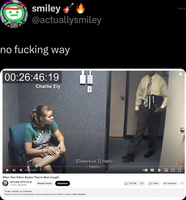 Smiley @actuallysmiley no fucking way I Charlie Ely - [Detective 2 ...
