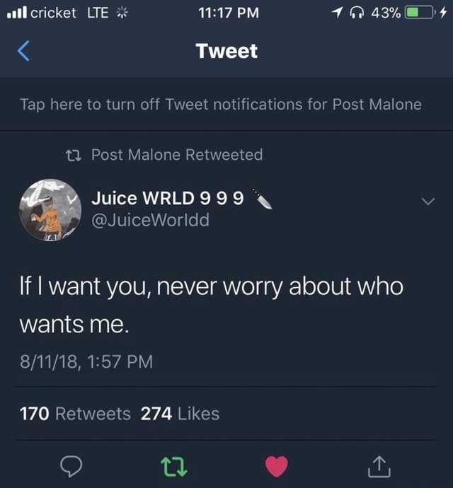Tap here to turn off Tweet notifications for Post Malone 13 Post Malone ...