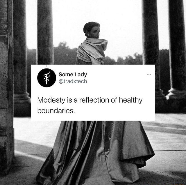 Some Lady ch Modesty is a reflection of healthy boundaries. - seo.title