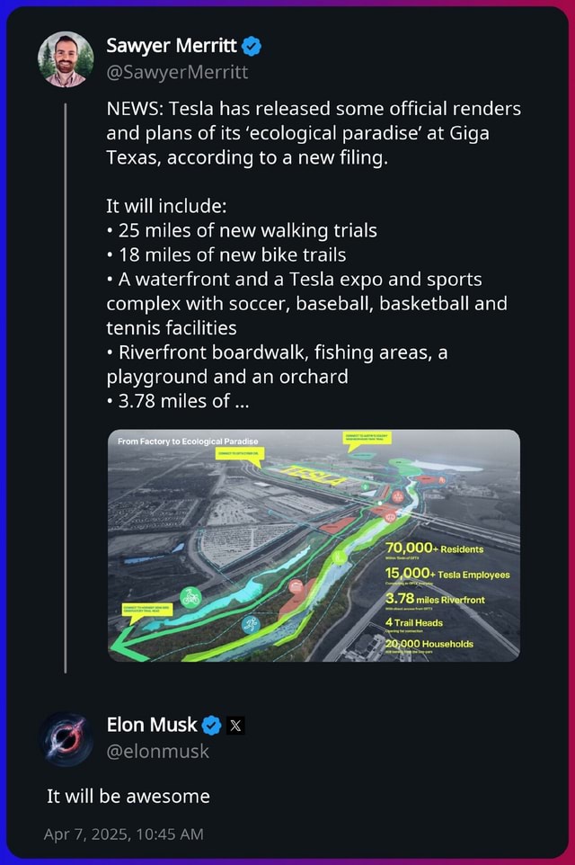 Sawyer Merritt @SawyerMerritt NEWS: Tesla has released some official ...