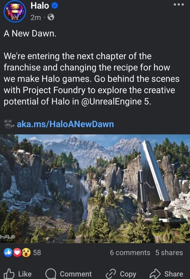 Halo am A New Dawn. We're entering the next chapter of the franchise ...