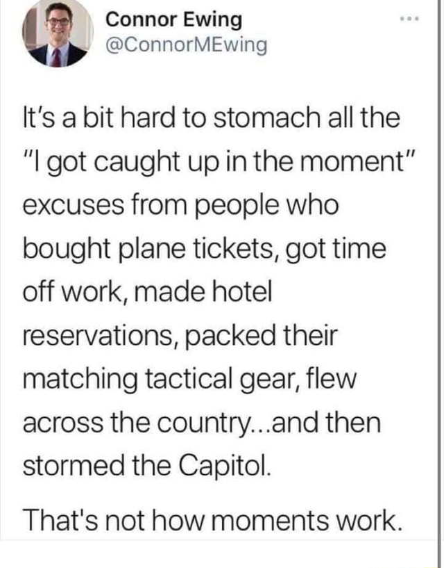 Connor Ewing N, @ConnorMEwing It's a bit hard to stomach all the "I got ...