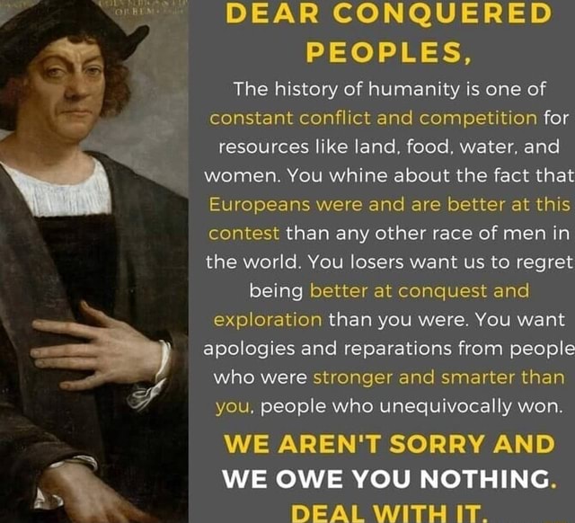 EAR CONQUERED PEOPLES, The history of humanity is one of constant ...