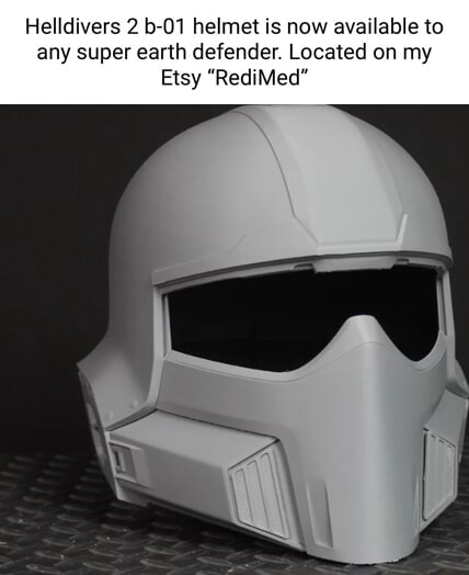 Held 2 b-01 helmet is now available to any super earth defender ...