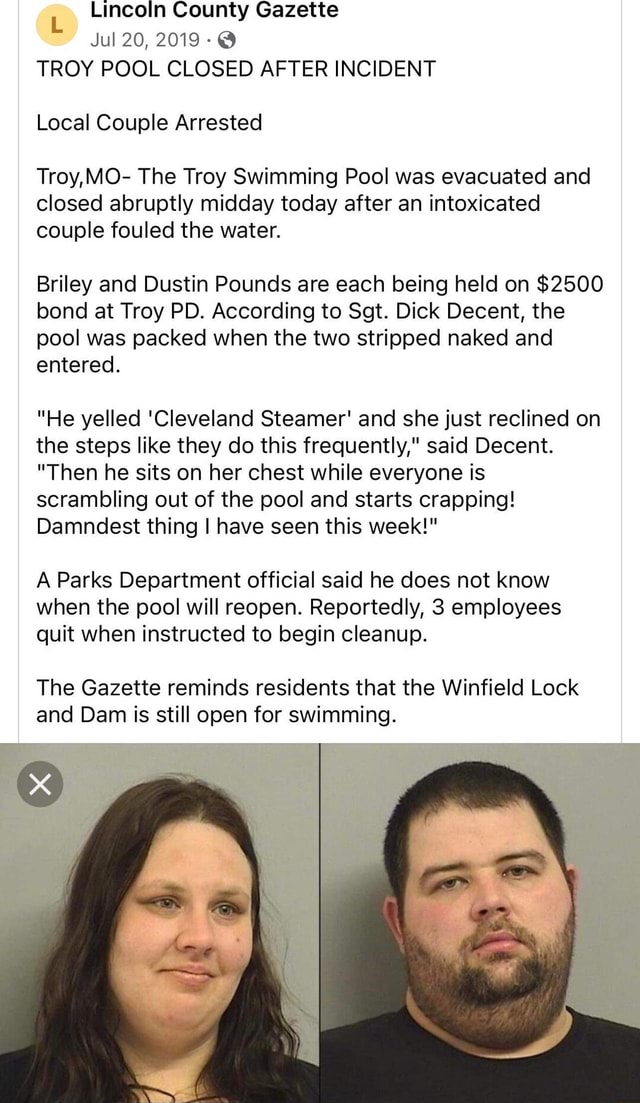 Lincoln County Gazette Jul 20, 2019-@ TROY POOL CLOSED AFTER INCIDENT ...