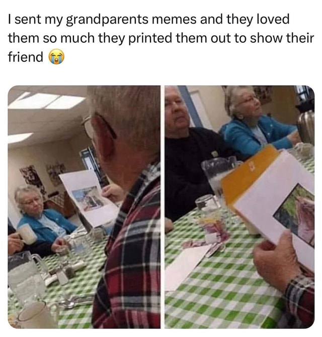 Sitting around the table passing around a couple memes memes explore ...