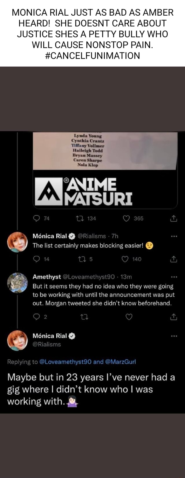 MONICA RIAL JUST AS BAD AS AMBER HEARD! SHE DOESNT CARE ABOUT JUSTICE ...