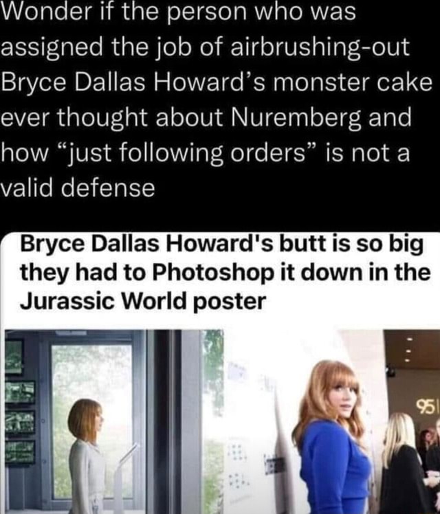 Wonder if the person who was assigned the job of airbrushing-out Bryce ...