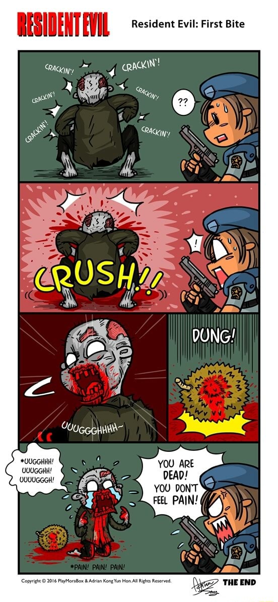 RESIDENT EVIL Resident Evil: First Bite YOU SS Copyright 2016 ...