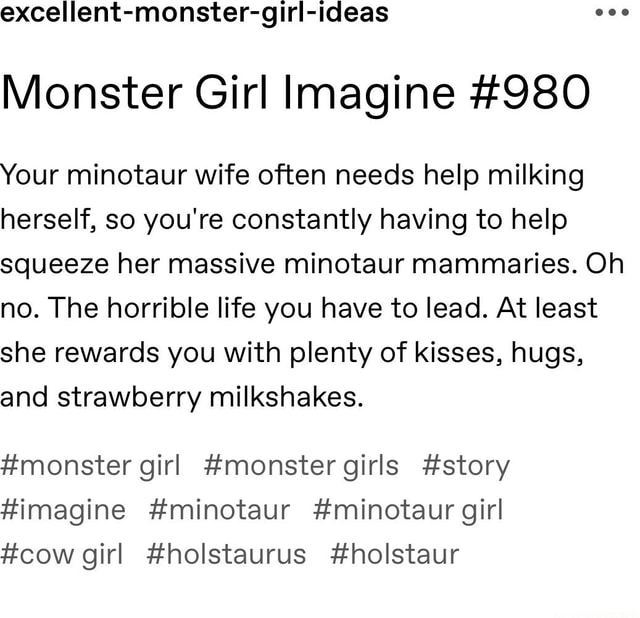 Excellent-monster-girl-ideas Monster Girl Imagine #980 Your minotaur ...