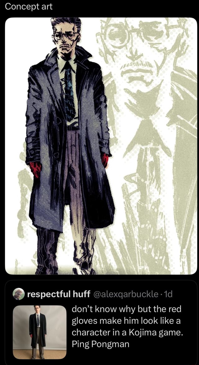Concept art respectful huff don't know why but the red gloves make him ...