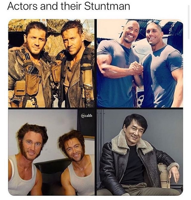 😂 - Actors and their Stuntman Gealth - America’s best pics and videos